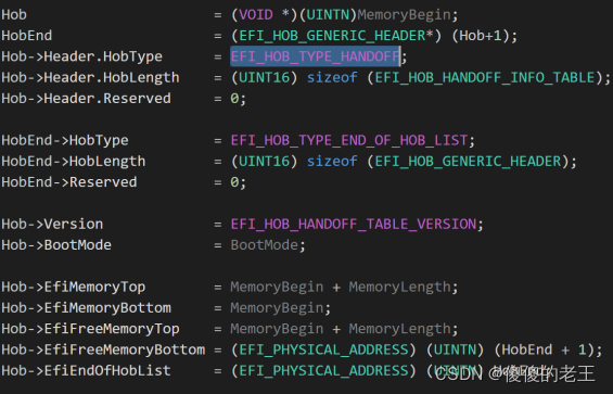 PEI阶段HOB详解：内存分配与资源描述在引导加载中的关键角色-CSDN博客