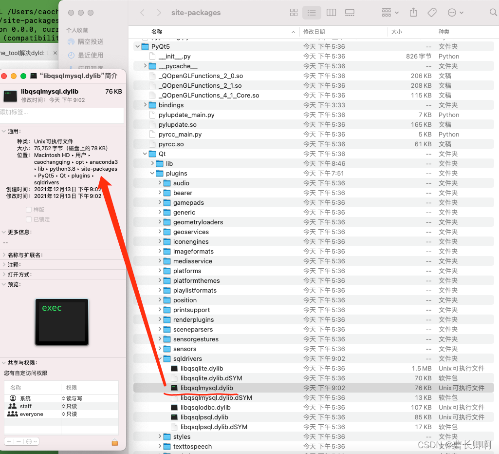 mac os下报错 QSqlDatabase: QMYSQL driver not loaded_pyqt5降版本-CSDN博客