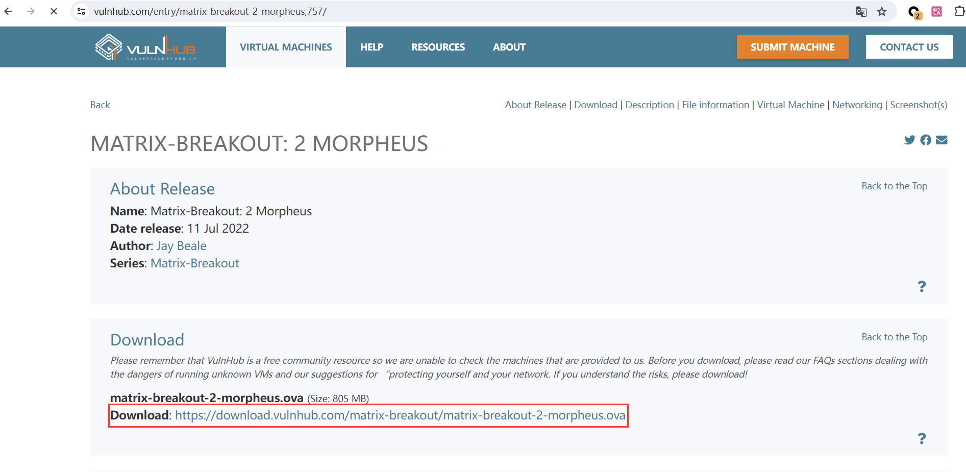 vulhub靶场-matrix-breakout-2-morpheus_matrix-breakout: 2 morpheus-CSDN博客