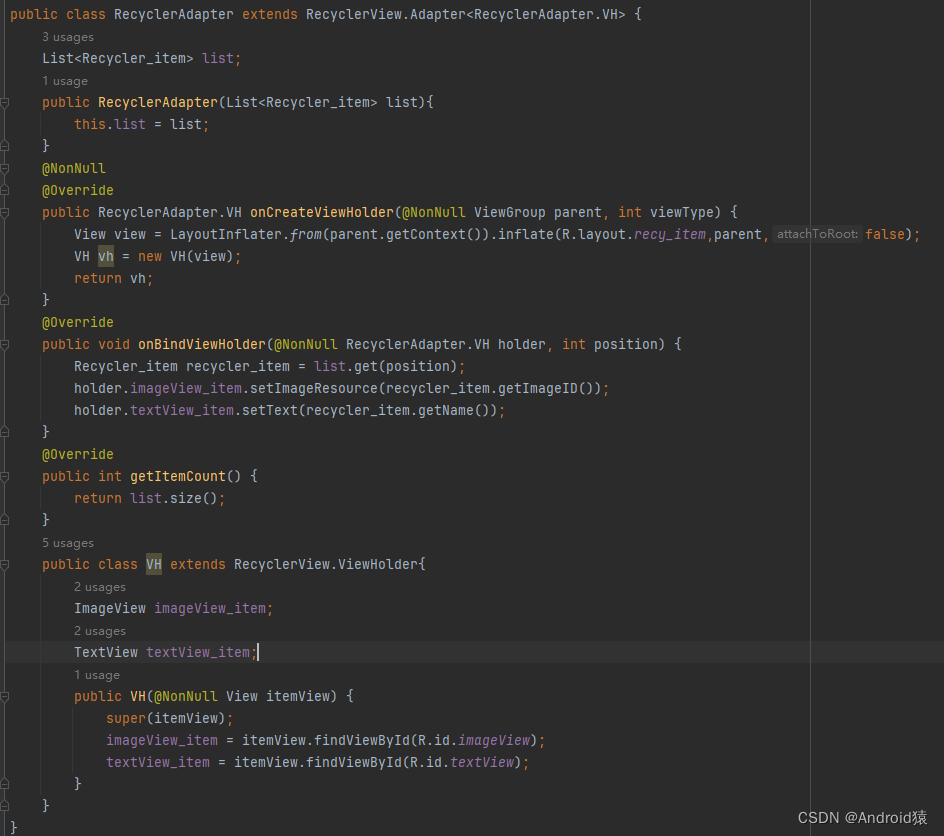 RecyclerView超详总结-CSDN博客