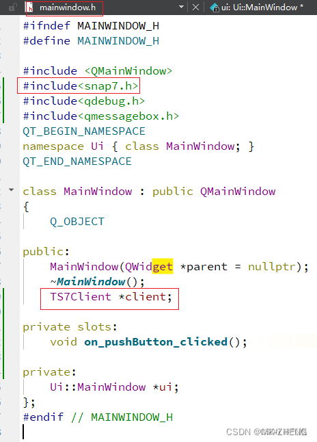 C++[QT] 环境下使用Snap7与PLC通讯_c++ ts7client读取 db1.dbd4-CSDN博客