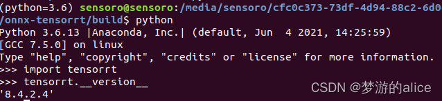 ubuntu18.04+cuda11.0+tensorrt8.4.2配置安装_tensorrt8.4.2.4-CSDN博客