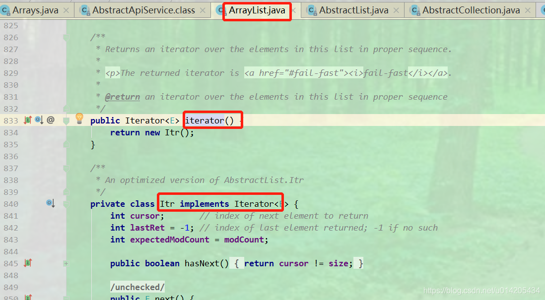 Arrays.asList() 创建实例 之iterator.remove()和 add()方法报错java.lang ...