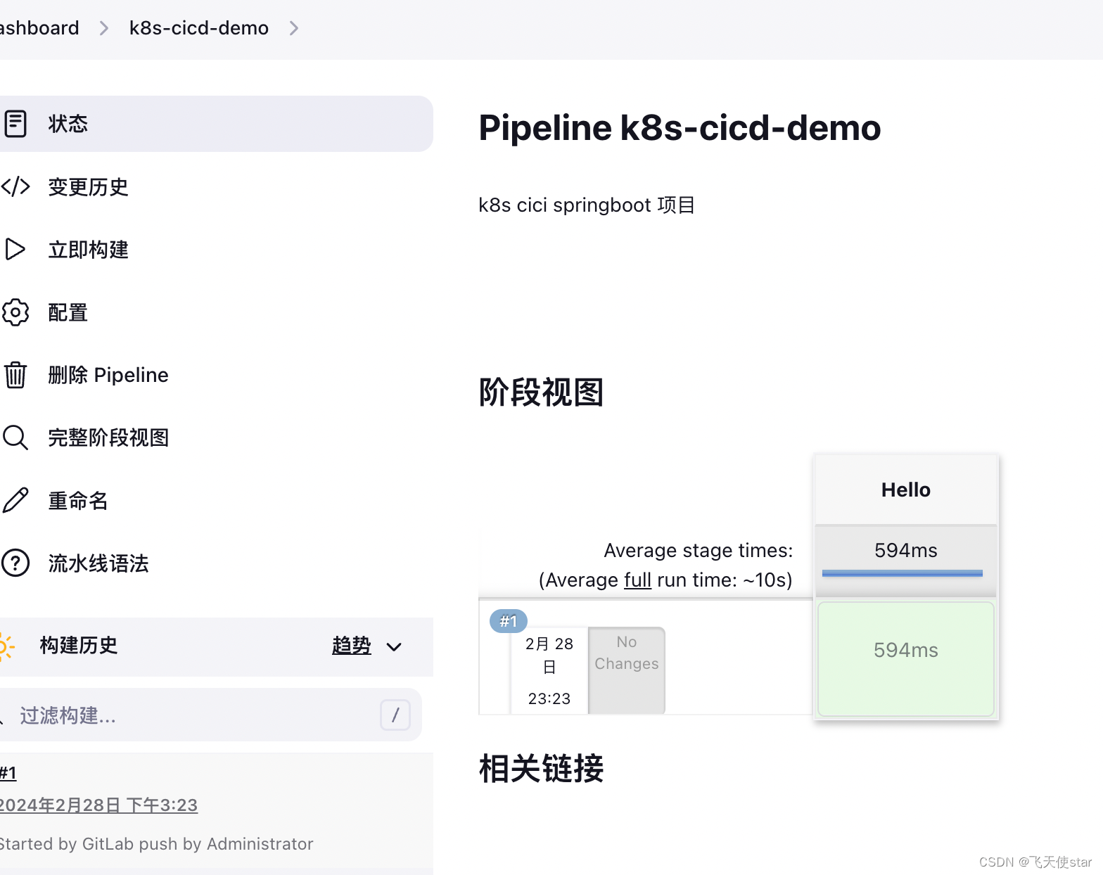 飞天使-学以致用-devops知识点4-SpringBoot项目CICD实现(实验失败，了解大概流程)_spring cicd可视化-CSDN博客