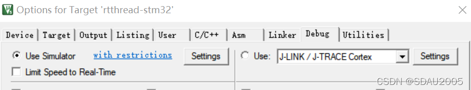 RT-Thread的Keil模拟器STM32F103上手(一、安装及测试)_rtthread模拟器-CSDN博客