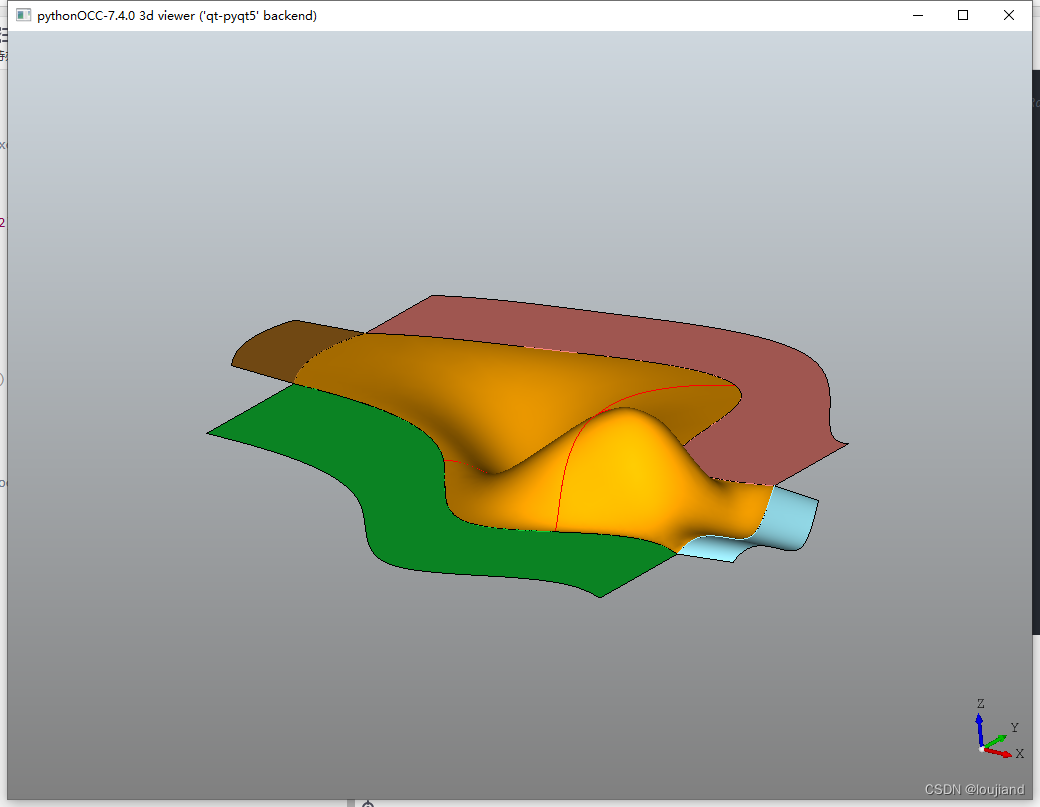 第二章：Pythonocc官方demo 案例56（建立曲线网格）_pythonocc 建立线-CSDN博客