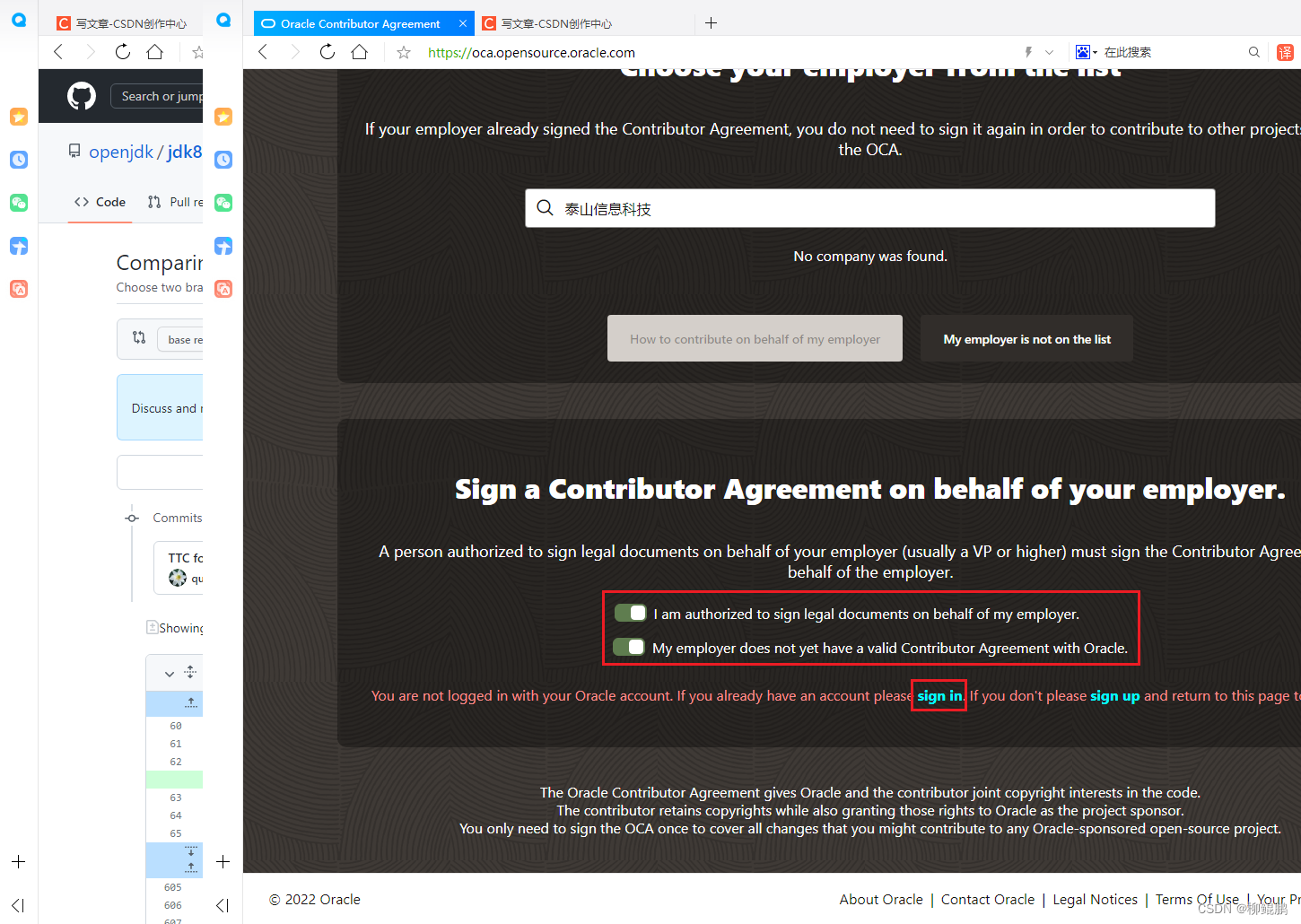 关于OCA（Oracle Contributor Agreement）的事情_jdk oca协议-CSDN博客