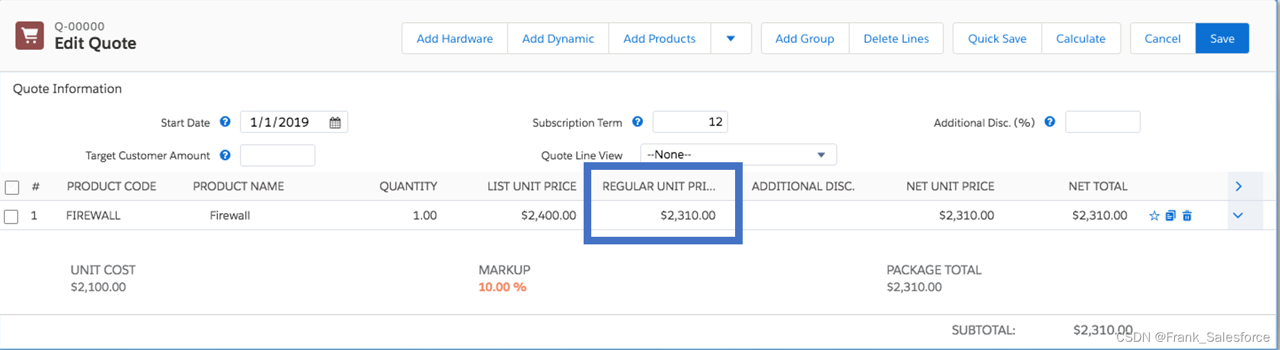 Salesforce CPQ - 02 - Quote Price_salesforce价格-CSDN博客