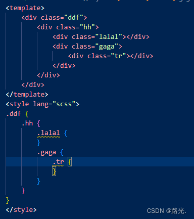 vue根据template结构自动生成css/scss/less样式嵌套_autoscssstruct4vue-CSDN博客