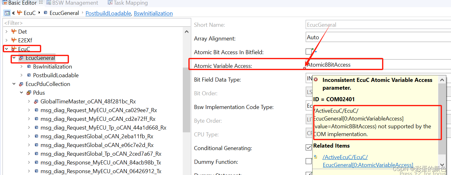 RH850从0搭建Autosar开发环境【2X】- Davinci Configurator之EcuC模块配置详解(上)_autosar ...