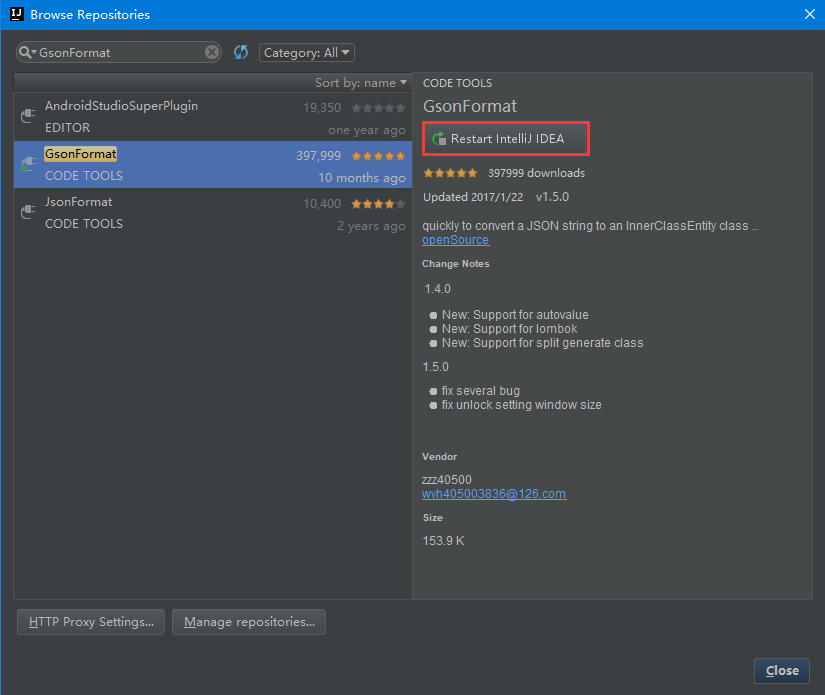 IDEA 使用 GsonFormat，轻松完成 JSON 和 JavaBean 转换！_javabean互转idea 插件-CSDN博客