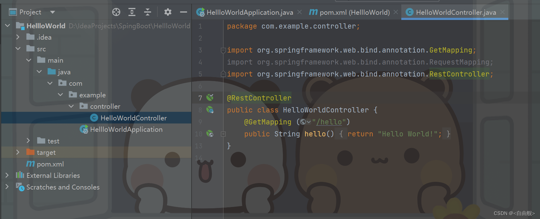 基于SpringBoot输出HelloWorld_springboot输出hello world-CSDN博客