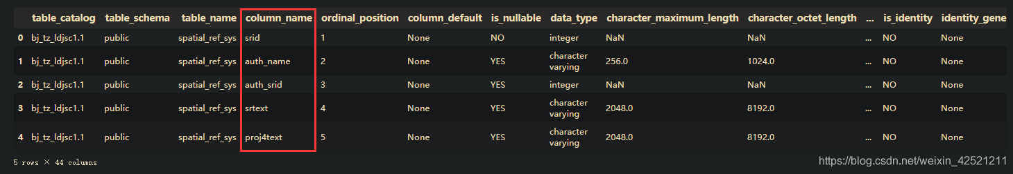 python获取PostgreSQL数据库的所有表名、表字段信息_python pgsql获取表字段-CSDN博客