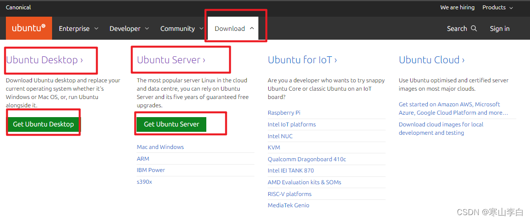 Ubuntu下载指南：从官网获取桌面版与服务器版,-CSDN博客