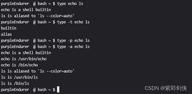 Linux shell编程学习笔记33：type 命令_shell type-CSDN博客
