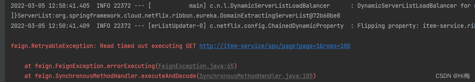 Feign由于调用服务出现超时导致的问题_feign调用超时-CSDN博客