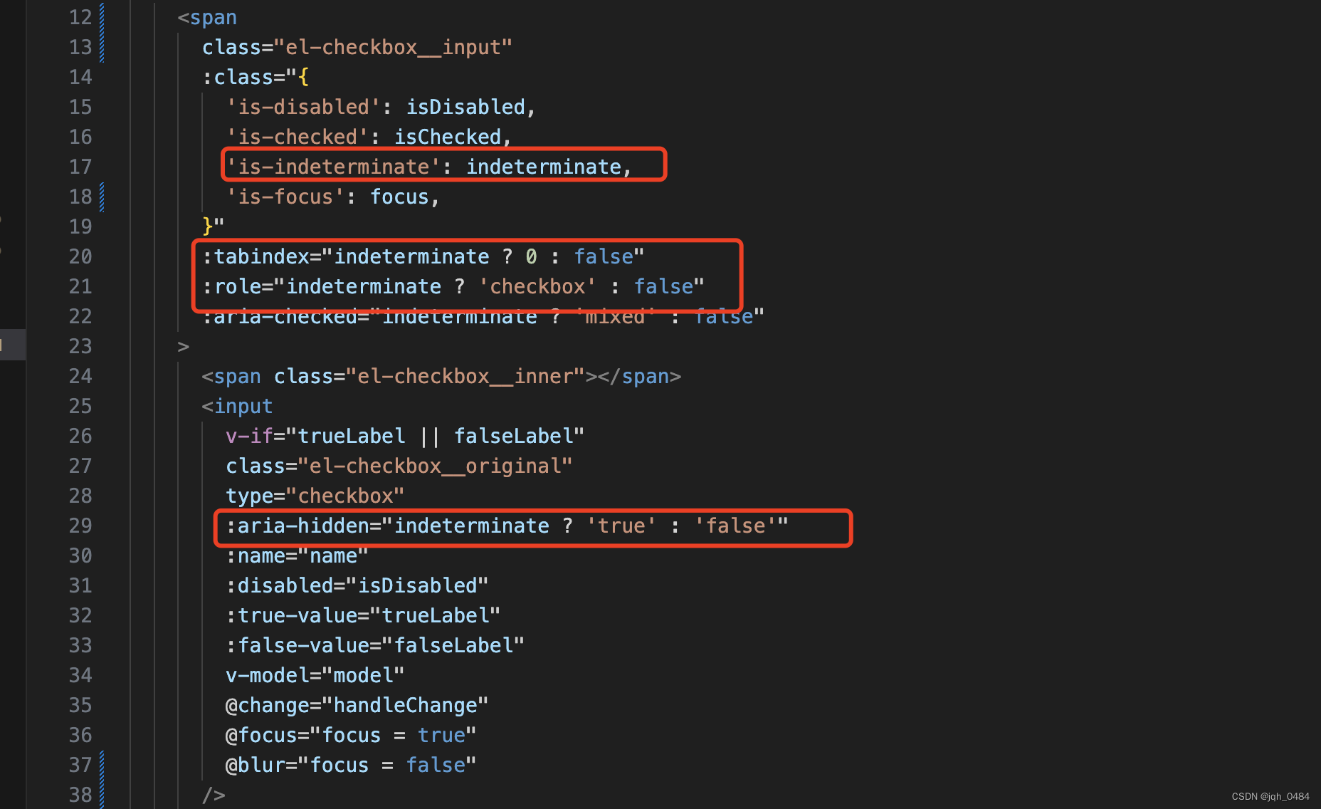 Element Ui Checkbox 组件源码分享elementui Checkbox Csdn博客