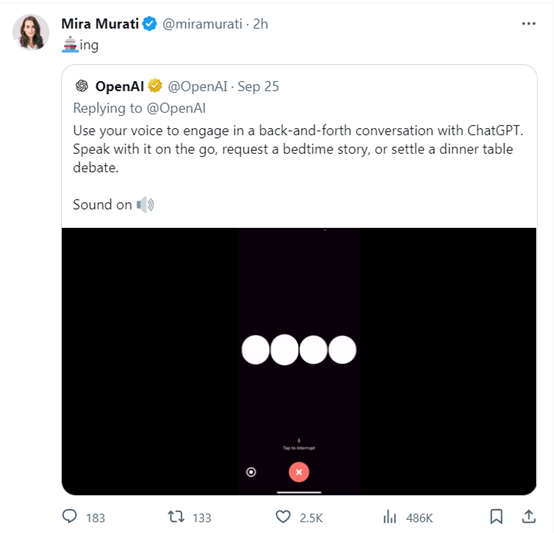 OpenAI再次与Sam Altman谈判；ChatGPT Voice正式上线-CSDN博客