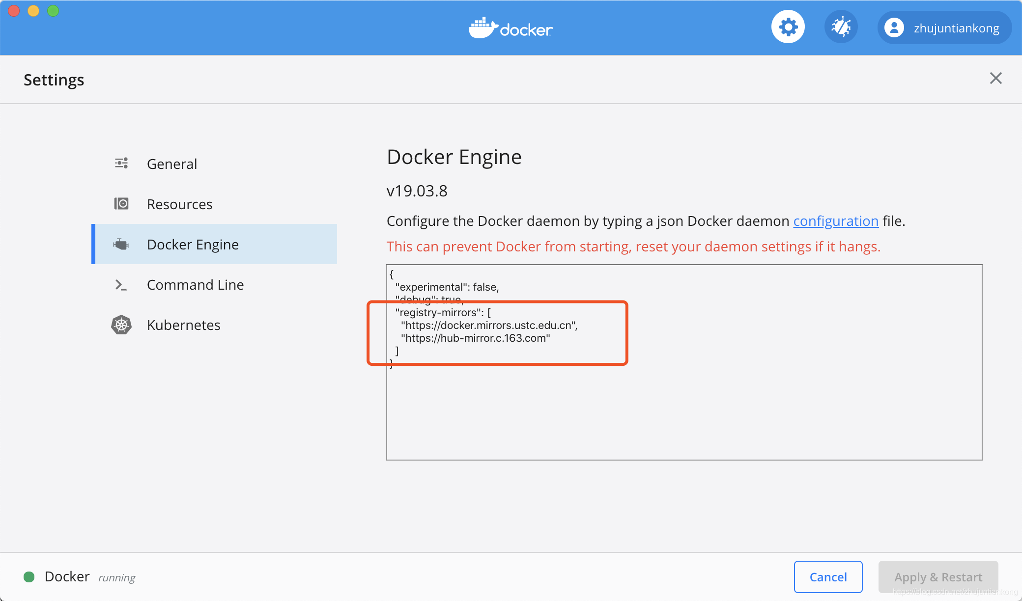 mac下docker2.2镜像源更换_mac 更新docker 源-CSDN博客