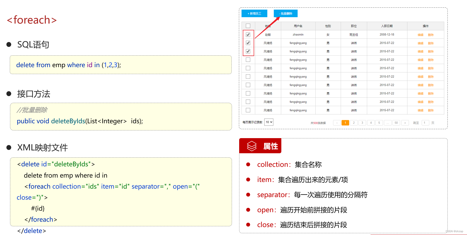Mybatis-动态SQL-foreach&include_mybatis foreach include-CSDN博客