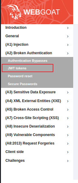 WebGoat 靶场 JWT tokens 四 五 七关通关教程_webgoat打法-CSDN博客