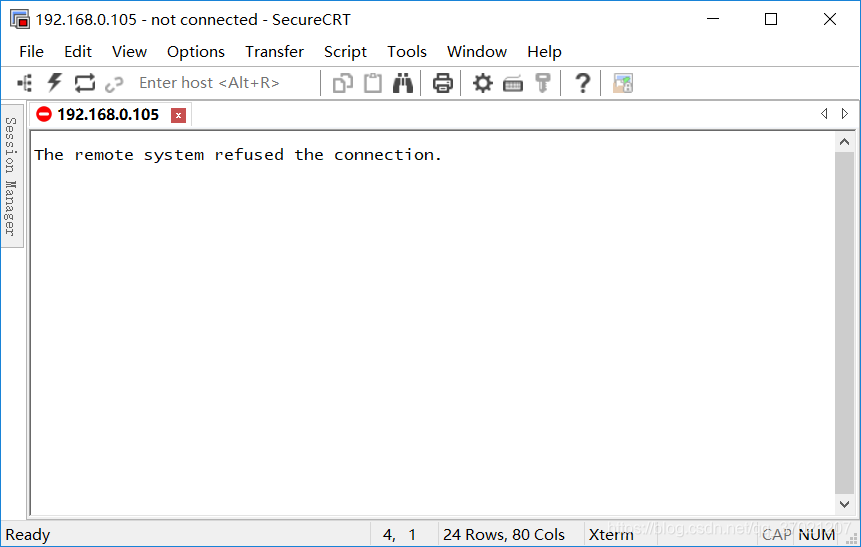 解决SecureCRT不能连接虚拟机的方法_securecrt连接不上虚拟机-CSDN博客