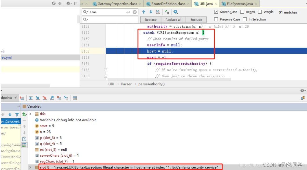解决：java.lang.IllegalStateException: Invalid host: lb://exam_farmer_service_gateway the ...