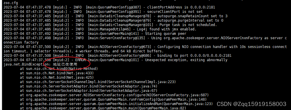 zookeeper启动报错出现Starting zookeeper ... FAILED TO START详细解决方案_zkserver重启失败-CSDN博客