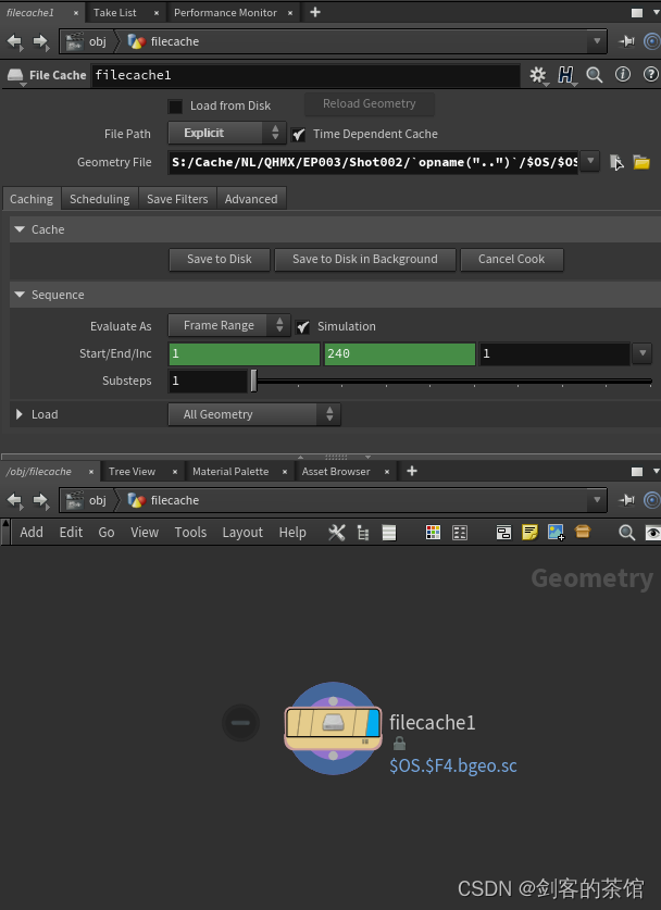 让cgteamwork自动为Houdini载入相机，角色道具的abc文件_houdini导入abc-CSDN博客