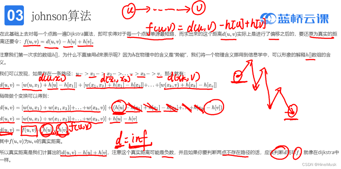 算法课程笔记——johnson全源最短路_johnson 全源最短路径算法-CSDN博客