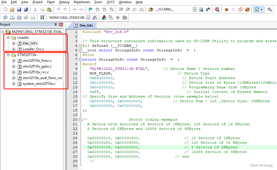 设计NOR Flash（FMSC接口）的Flashloader(MCU: stm32f4)-CSDN博客