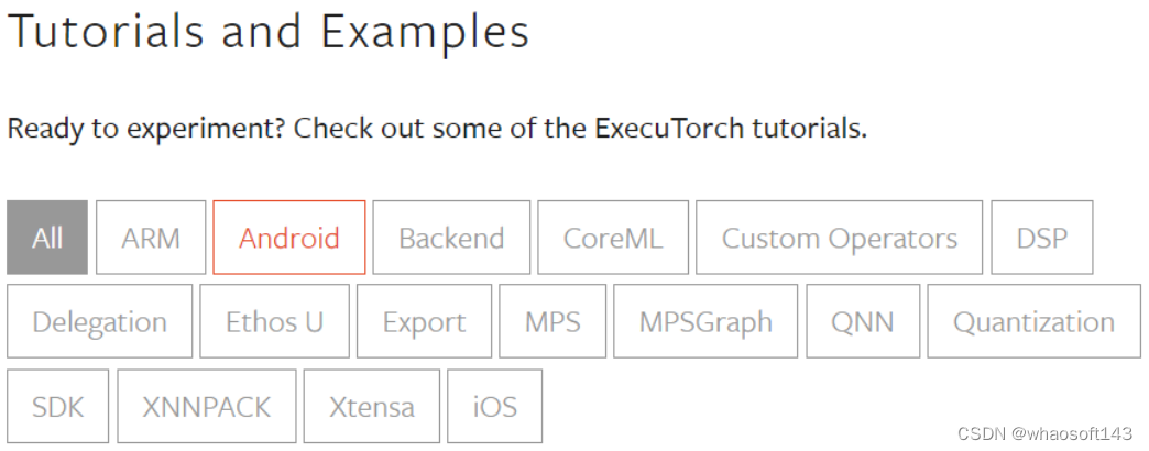 ExecuTorch-CSDN博客