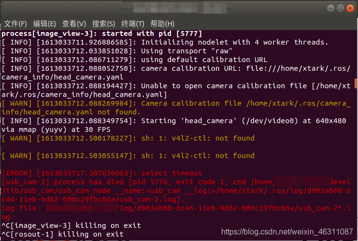 ROS usb_cam试错汇总_no package 'libv4l2' found-CSDN博客