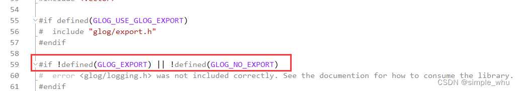 使用vcpkg编译的glog动态库报错：error C1189: #error: ＜glog/logging.h＞ was not included correctly._vcpkg glog ...