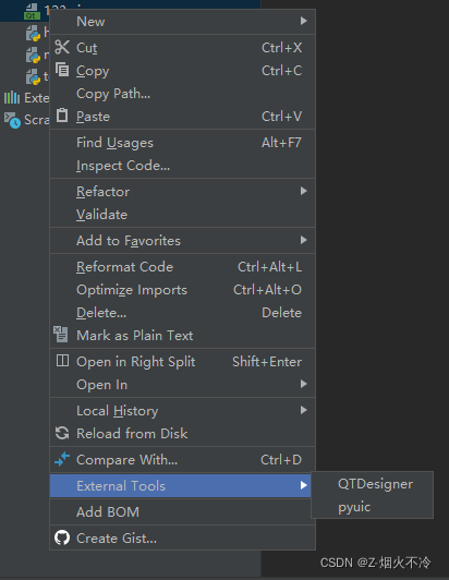 pycharm中pyuic的External Tools配置-CSDN博客