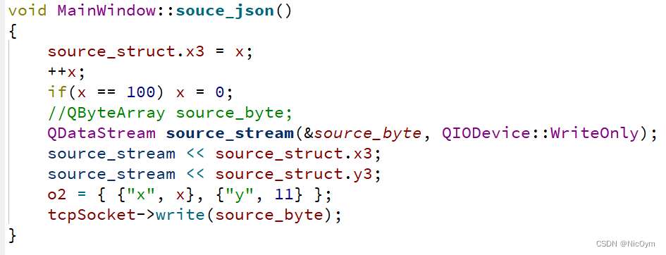 QTcpSocket传输结构体_qt socket序列化和反序列化-CSDN博客
