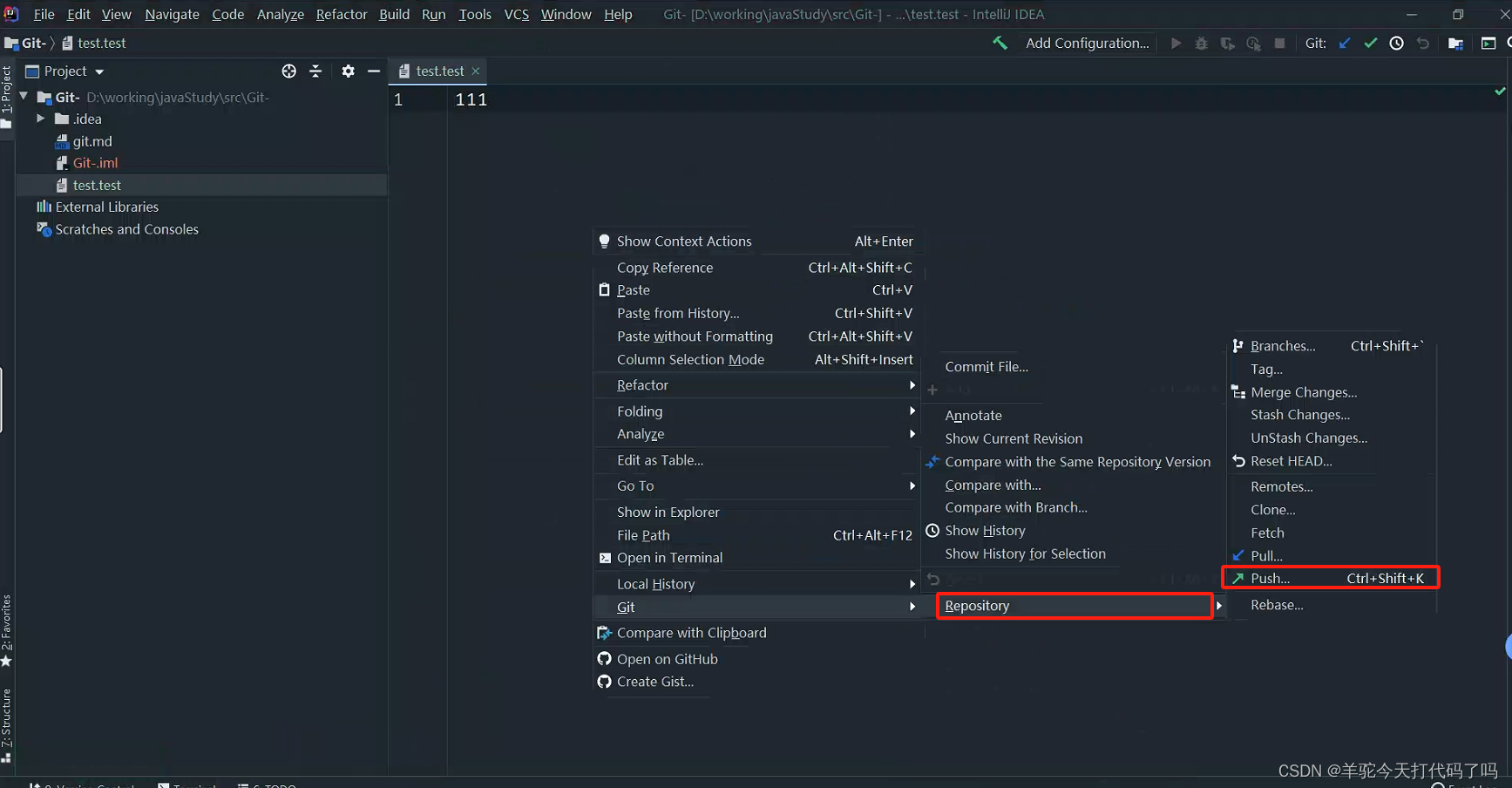 IDEA如何稳定使用git拉取和推送文件到github，并解决 git pull failed、Push failed ssh报错_idea把pullgithub-CSDN博客