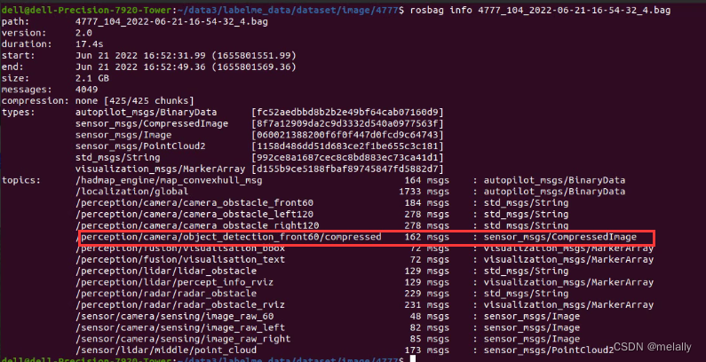 Python : rosbag导出图像和点云_rosbag导出图片-CSDN博客