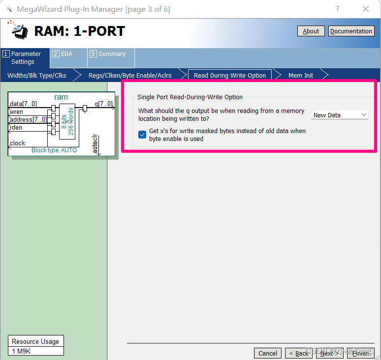 FPGA基础--【Altera】IP核（2）---RAM随机存取存储器_fpga板上ram-CSDN博客