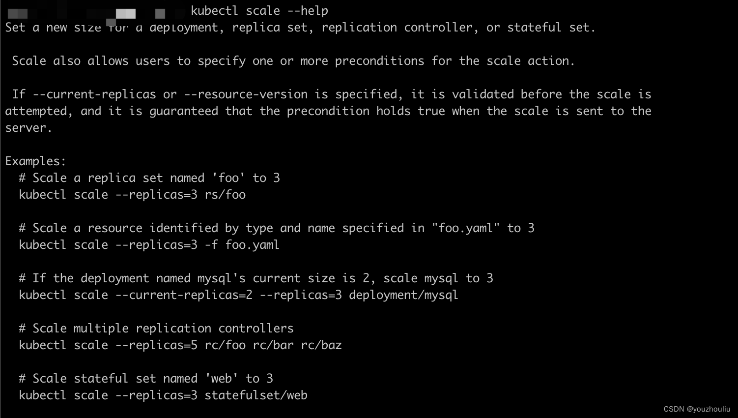 kubectl 命令详解（十四）：scale_kubectl scale-CSDN博客