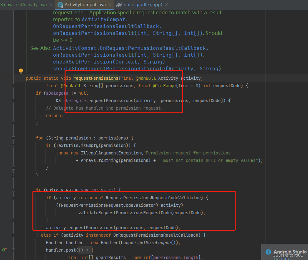 android 权限常见错误，onRequestPermissionsResult回调不执行问题-CSDN博客