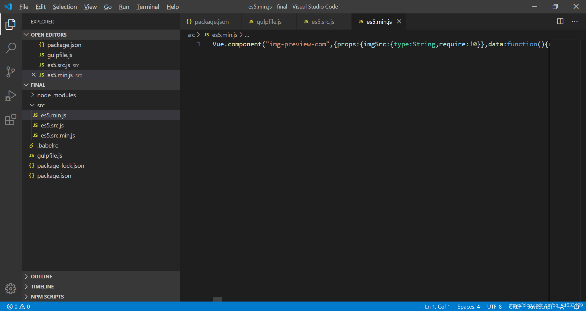 gulp+babel实现es6压缩，并替换es6语法，压缩html,css_gulp babel-CSDN博客