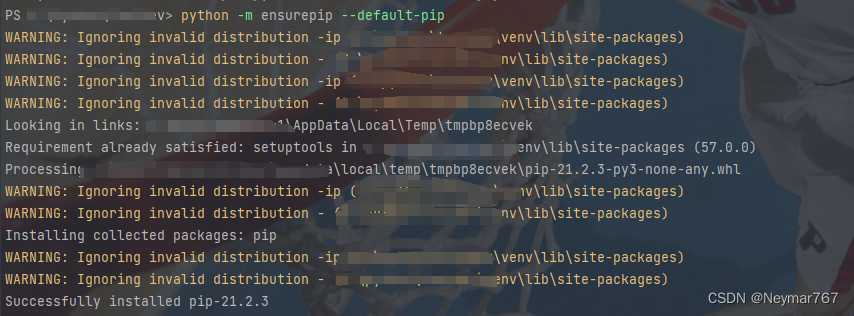 Python升级pip命令拒绝访问pip Install Upgrade Pip拒绝访问 Csdn博客
