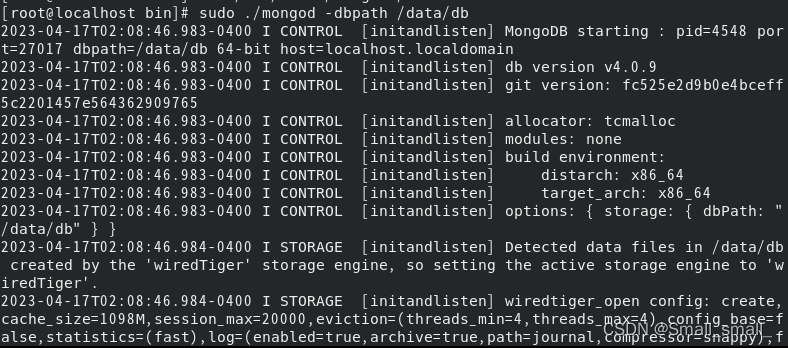 [js] Error: couldn‘t connect to server 127.0.0.1:27017, connection attempt failed ...