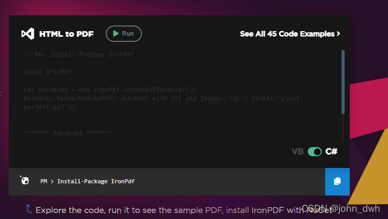 IronPDF for .NET 2022.3-CSDN博客
