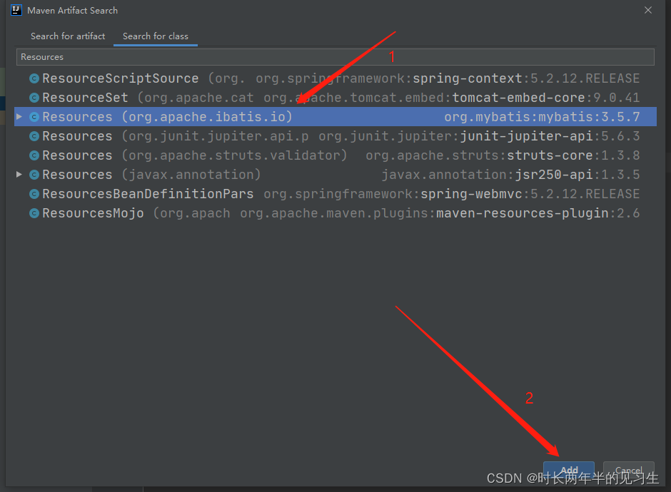 关于mybatis中 org.apach.ibatis.io找不到问题_org.apache.ibatis.io.resources#getresourceasstream-CSDN博客