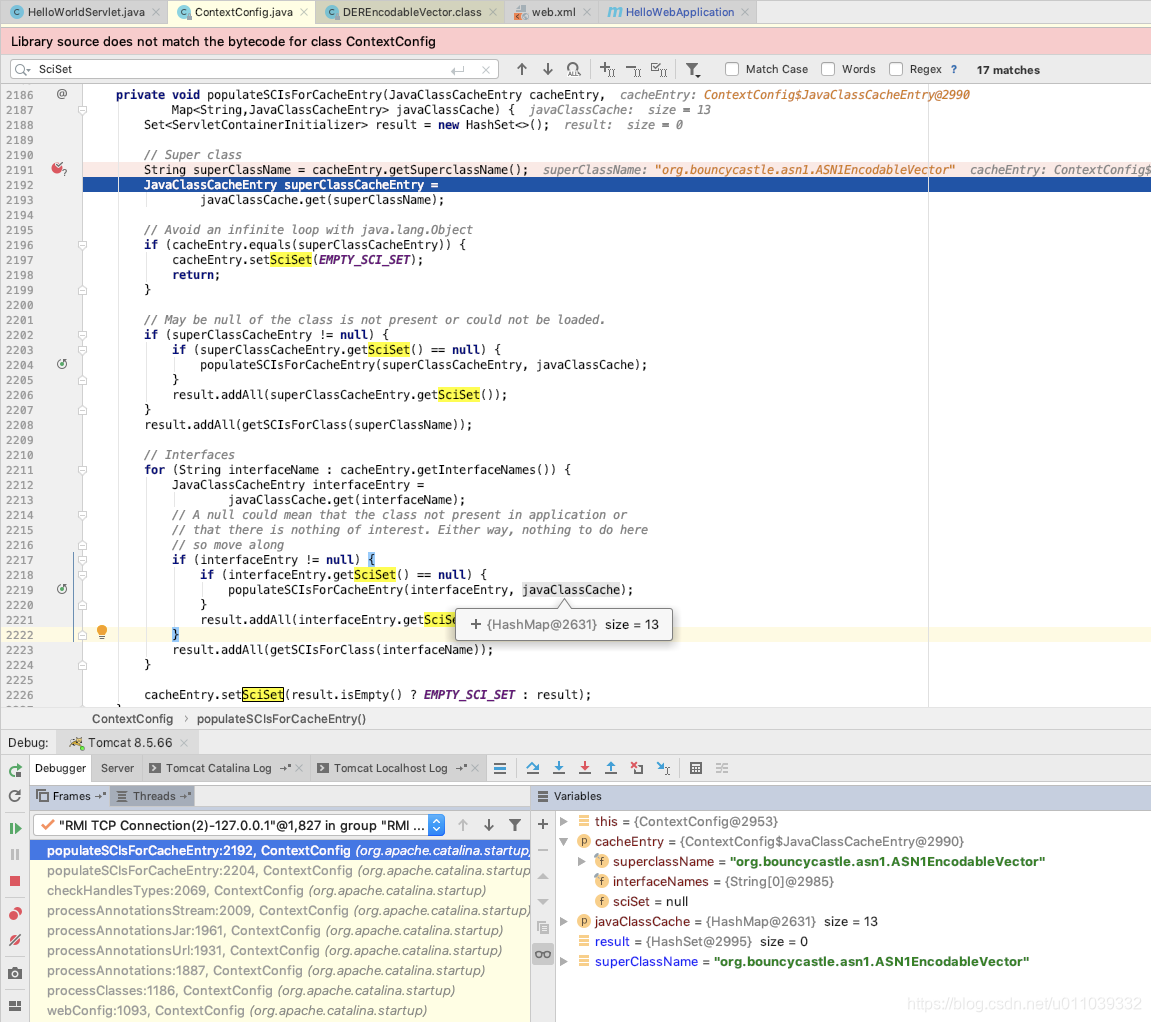 82 关于tomcat启动org.bouncycastle.asn1.ASN1EncodableVector-＞org.bouncycastle.asn1.DEREncodableVector ...