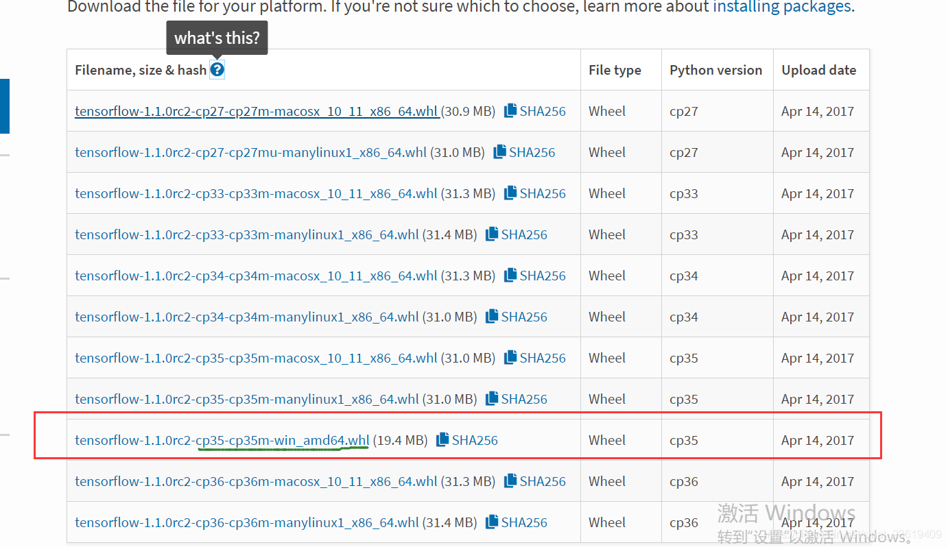 Windows下安装TensorFlow教程(cpu版本)_安装tensorflow1.8.0的cpu版本时pip版本要求-CSDN博客