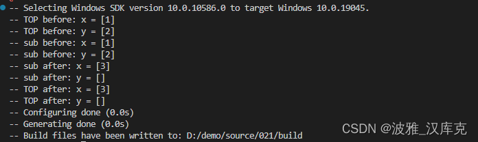cmake 提前结束处理命令: return_cmake return-CSDN博客