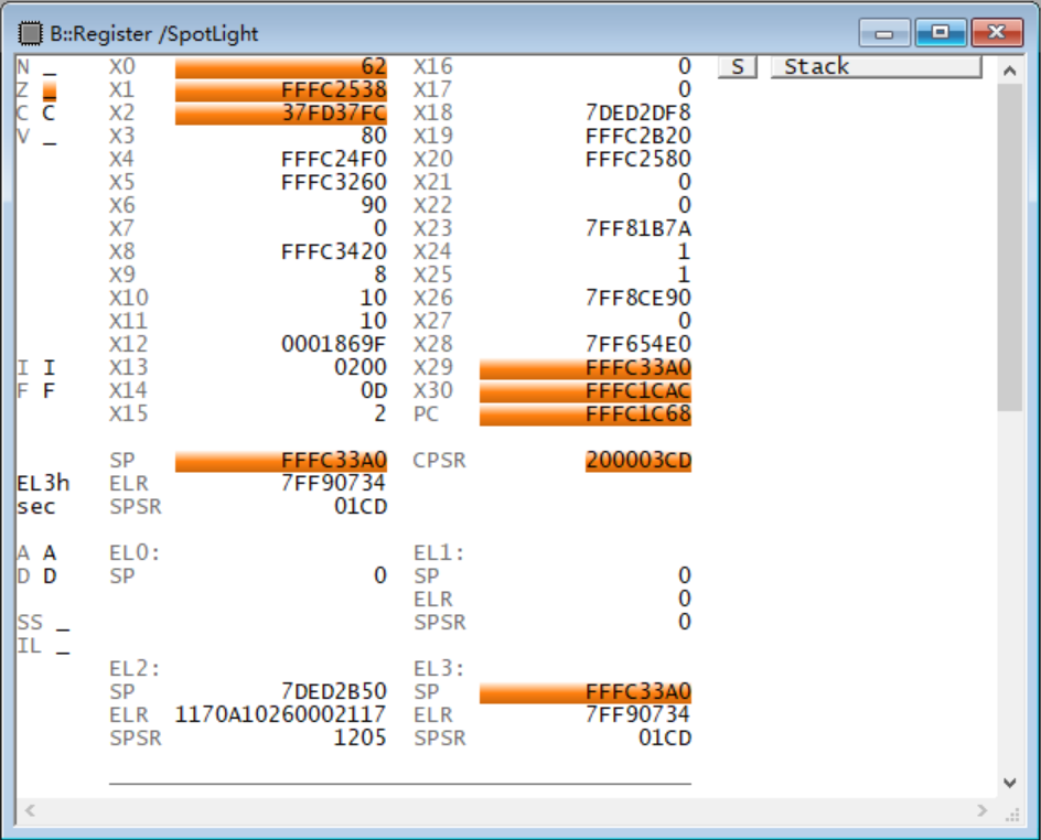 TRACE32——通用寄存器查看与修改_t32 查看寄存器-CSDN博客